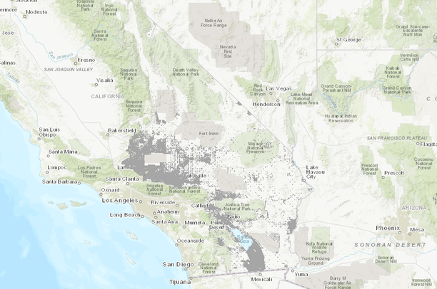DRECP Plan Area Private Lands | Data Basin