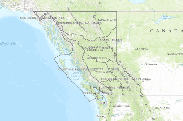 Ecoprovinces - Ecoregion Ecosystem Classification of British Columbia ...