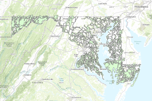 Maryland Green Infrastructure | Data Basin