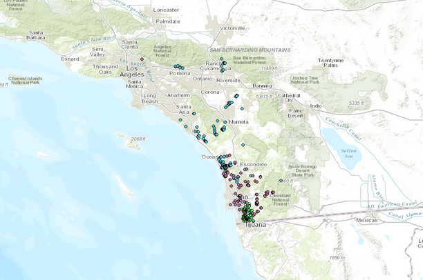 San Diego thornmint, thread-leaved brodiaea, and Otay tarplant | Data Basin