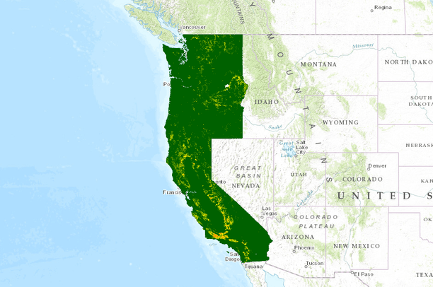 California Condor Roosting Ecological Niche Model | Data Basin