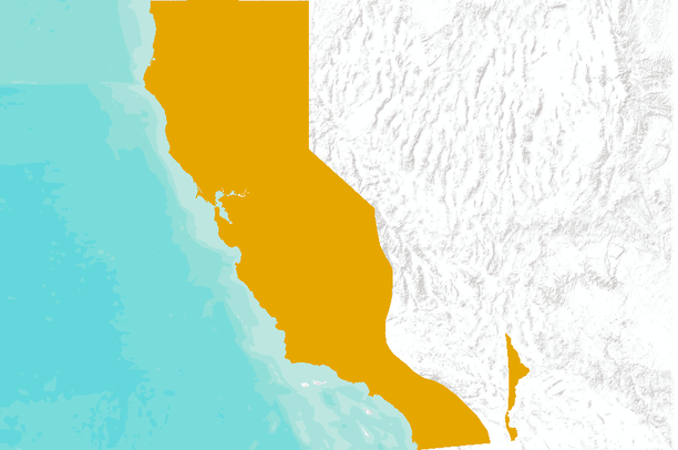 Pumpkinseed (Lepomis gibbosus) distribution in California as of 2002 ...