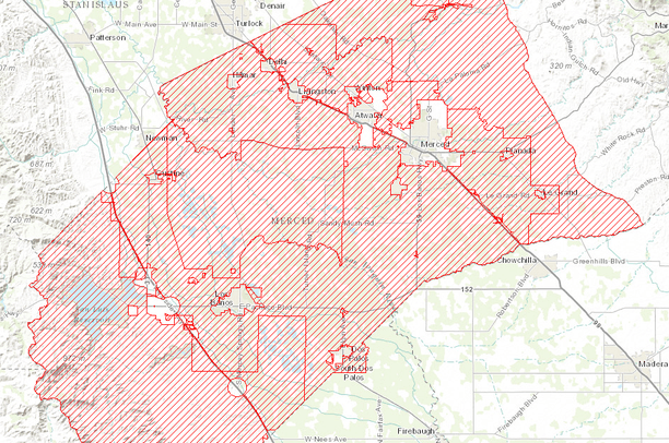 Areas Zoned for Possible Photovoltaic (PV) Solar Development in Merced ...