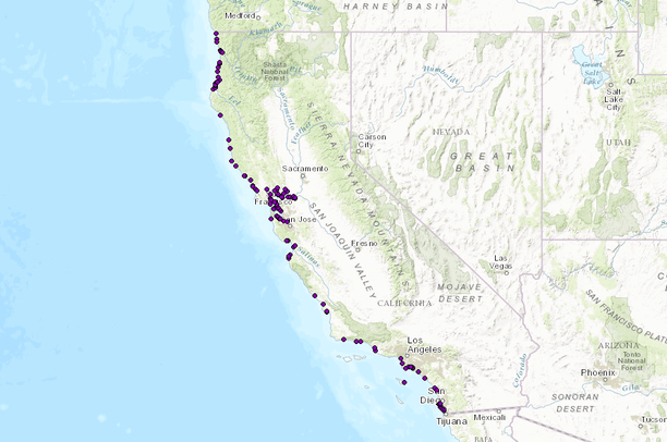 California Boat Launch Sites | Data Basin