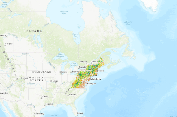 Landscape Capability for Ovenbird, Version 3.0, Northeast U.S ...