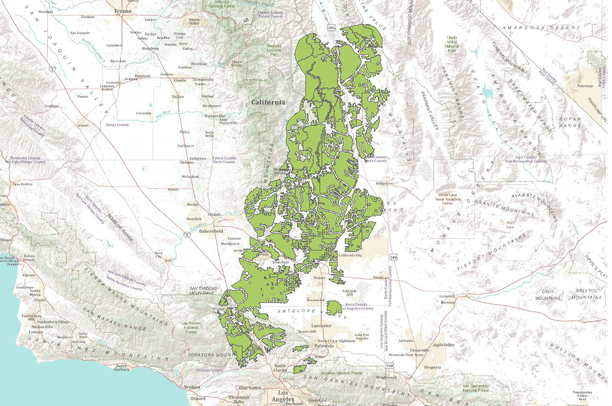 Tehachapi Roadless Areas by Ownership | Data Basin