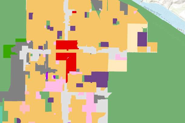 Santa Maria Example Map - General Plan | Data Basin