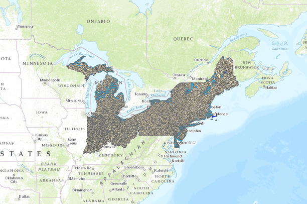EnviroAtlas - Ecosystem Rarity Metrics by 12-digit HUC for the ...