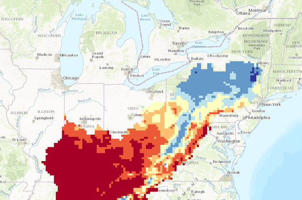 CMIP5: Future Annual Temperature Normal (2031-2060) | Data Basin