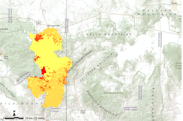 Projections of biomass consumed by wildfire - Apache Sitgreaves (WWETAC ...