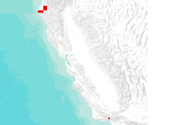 Predicted Distribution of Redwood (Sequoia sempervirens) - A2 emission ...
