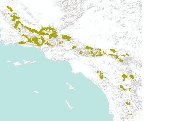 Southern California (USA) Proposed Roadless Areas in National Forests ...