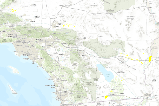DoD Confict Areas for Wind Turbines Under Training Routes (CEERT ...