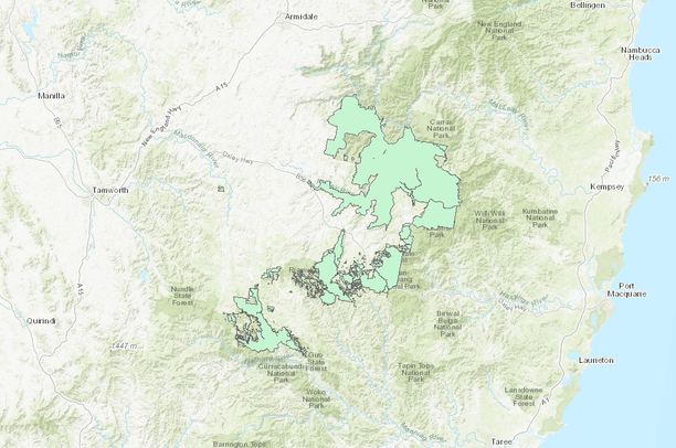 Protected areas Walcha, NSW, Australia | Data Basin