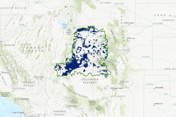 Projected Future Climate Change for the Colorado Plateau | Data Basin