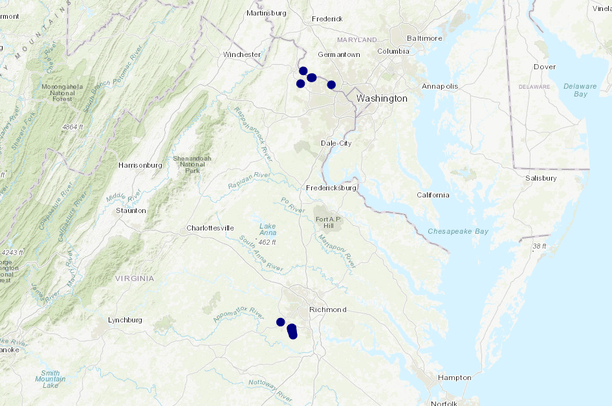 Virginia Bat Calls 2022 | Data Basin