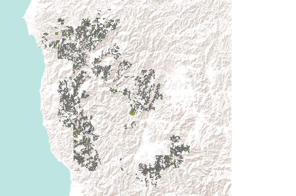 Siskiyou National Forest, USA - Managed Stands | Data Basin