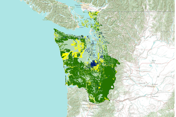 Soil hydrologic group for the North Pacific Landscape Conservation ...