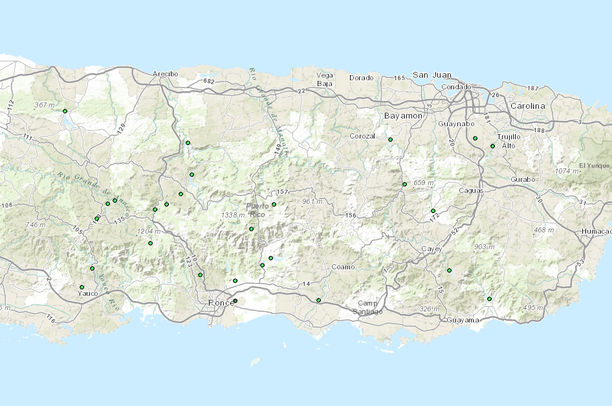 Dams in Puerto Rico | Data Basin