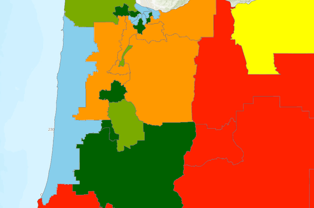Oregon Senate Dems up for reelection | Data Basin
