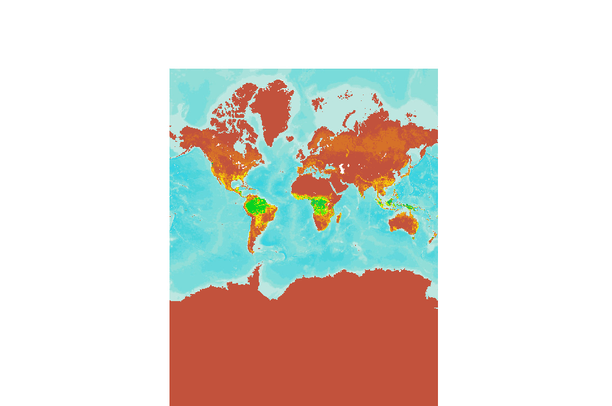 Global Vegetation biomass carbon stocks - 5 min resolution | Data Basin