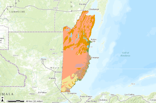 Soil of Belize | Data Basin