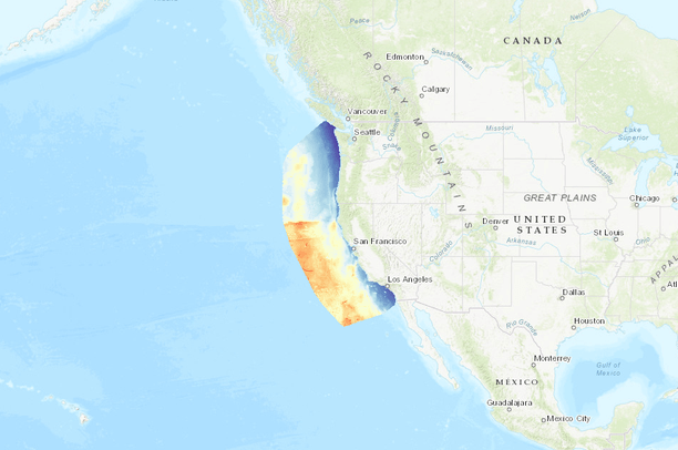 Laysan Albatross Predicted At-Sea Density, U.S. West Coast | Data Basin