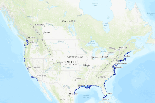 3ft Sea Level Rise Inundation | Data Basin