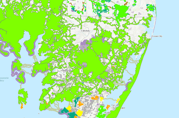 Delmarva Restoration & Conservation Master Map | Data Basin