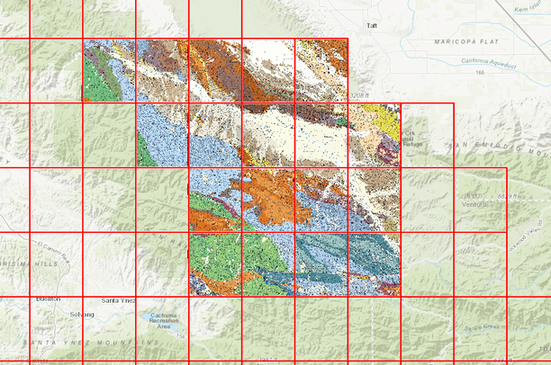 Dibblee Geology - Central Eastern, Santa Barbara County | Data Basin