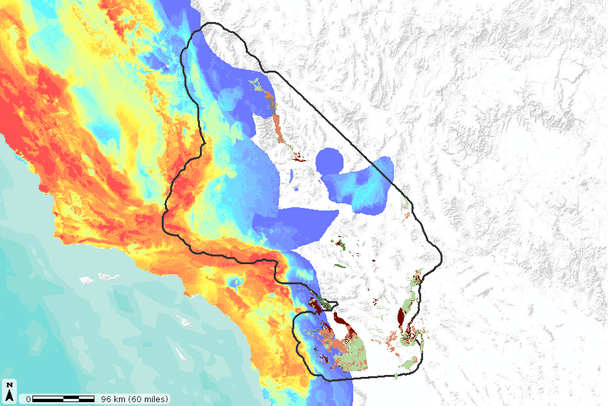 Mammal Richness in DRECP domain | Data Basin