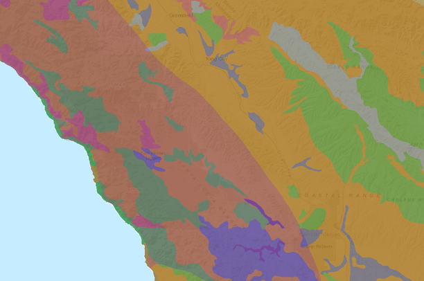 California Ecoregions Soils Vegetation | Data Basin