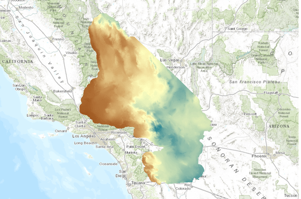 PCM A2 Scenario Percentage of Annual Precipitation Received During the ...
