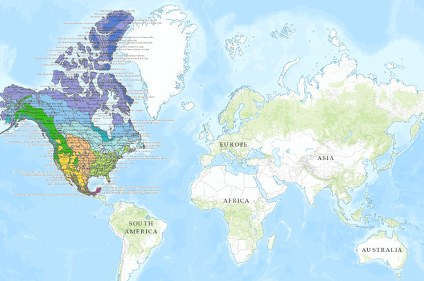 North American Terrestrial Ecoregions | Data Basin