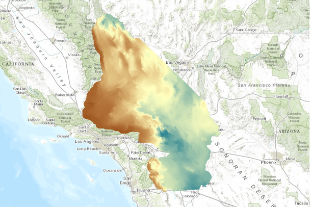 PCM A2 Scenario Percentage of Annual Precipitation Received During the ...