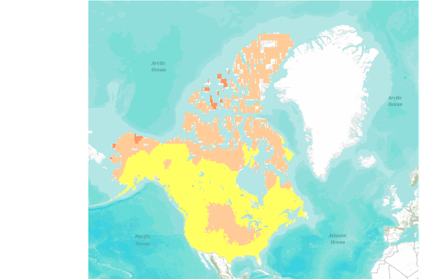 Difference change in temperature (2070-2099 vs 1961-1990) based on ...