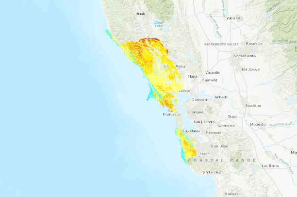Wildfire Hazard Potential post-2021, Golden Gate Biosphere Network ...