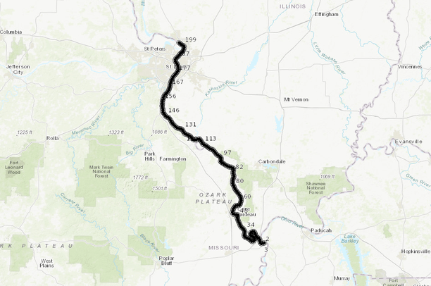 River Miles | Data Basin