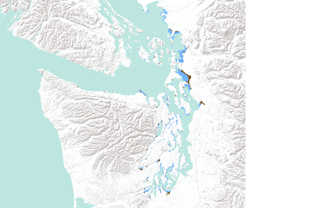 Shoreline sensitivity to spilled oil in coastal environments in Puget ...