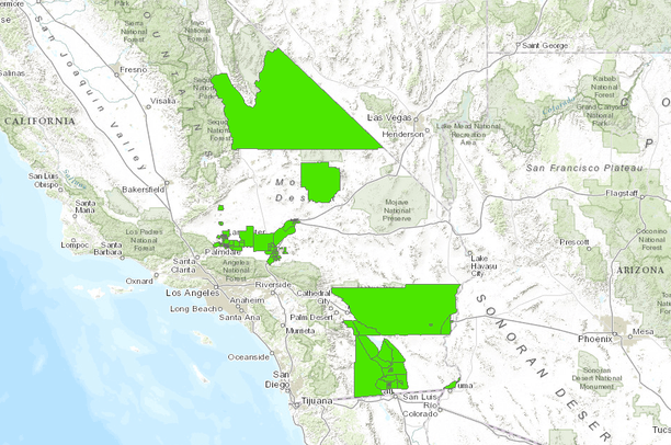 Areas with Greater Than 50 Percent Minority Population, DRECP | Data Basin