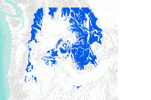 Bull trout (USA) lower elevation limit under current (baseline ...