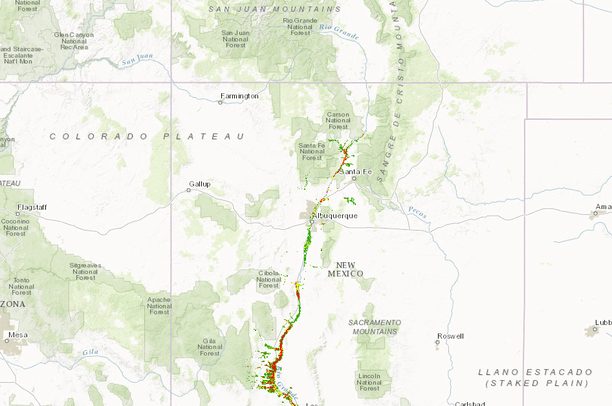 American Bullfrog: 2090 Habitat Suitability Consensus of All Models ...