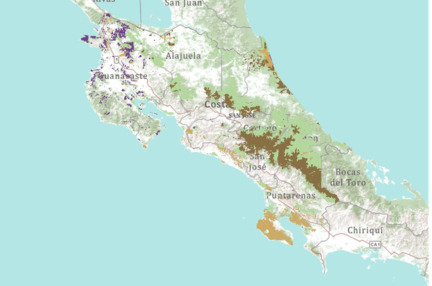 Terrestrial Ecosystems (Reference Classification) of Costa Rica | Data ...