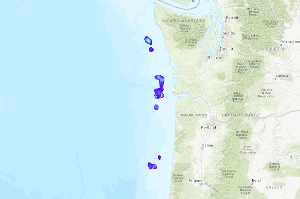 NOAA Observed Fishing Effort in the U.S. Pacific Coast Groundfish ...