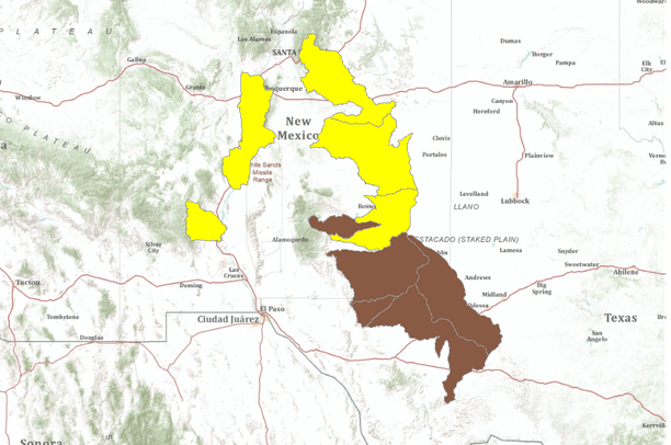 Rainwater killifish (Lucania parva) distribution and status by HUC8 ...