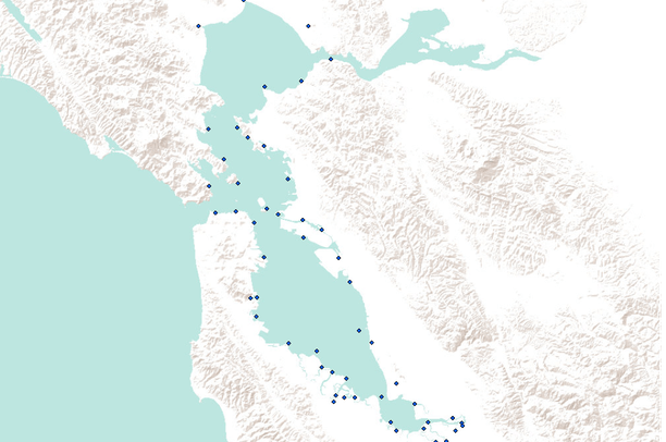 San Francisco High Tide Elevations, California, USA | Data Basin
