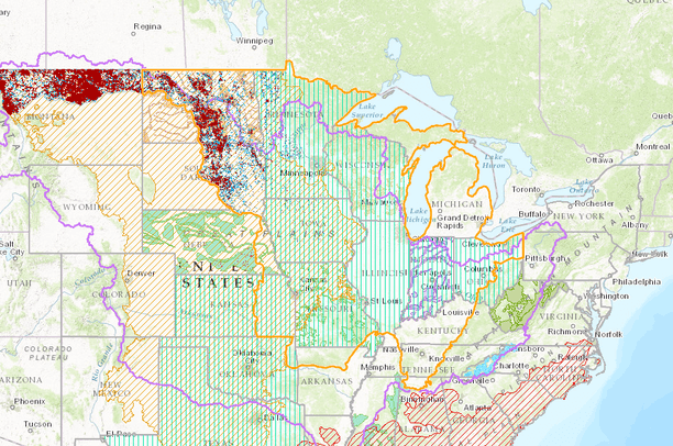 Grassland conservation and restoration focus areas in the US Midwest ...