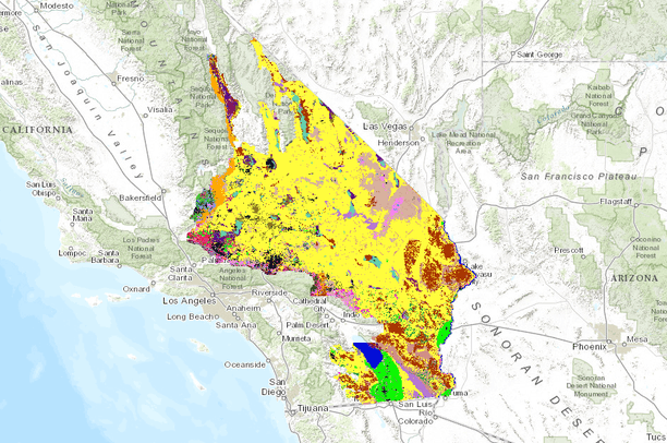 Land Cover/Natural Vegetation Communities (Group Level - Raster), DRECP ...