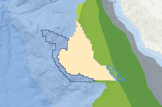 BOEM Call Areas w/ Morro Bay Extensions | Data Basin
