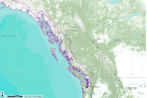 British Columbia portion of the North Pacific LCC | Data Basin